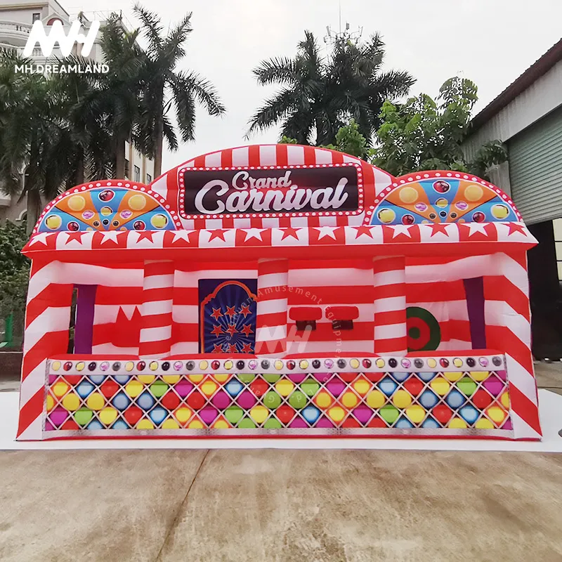 Inflatable Amusement Tent: Temporary Air Model Vending Booth For ...