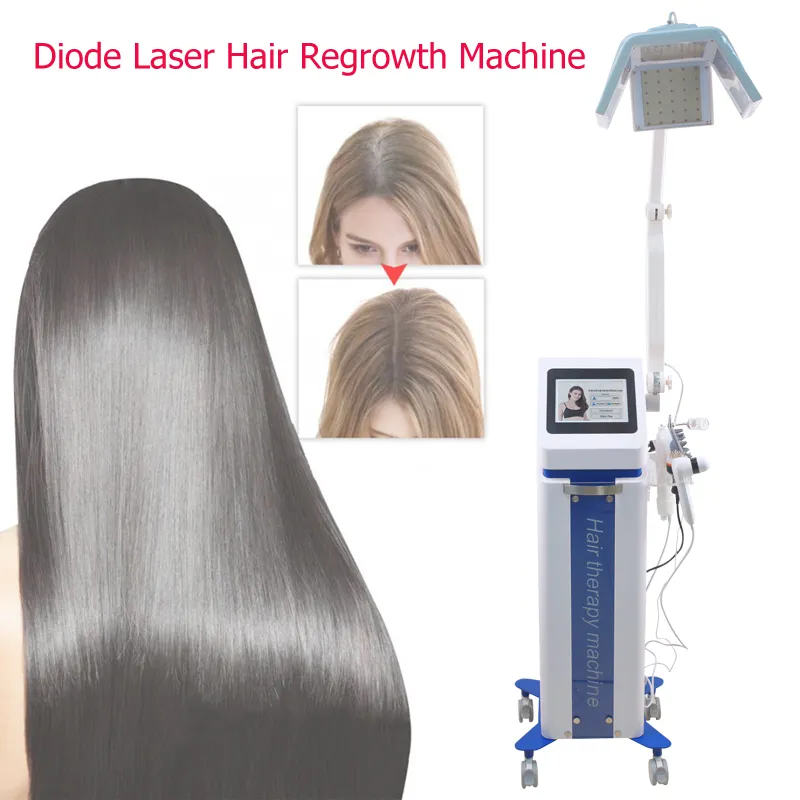 Laser Hair Growth Cap 650nm Light Therapy Device With 5 Detachable ...