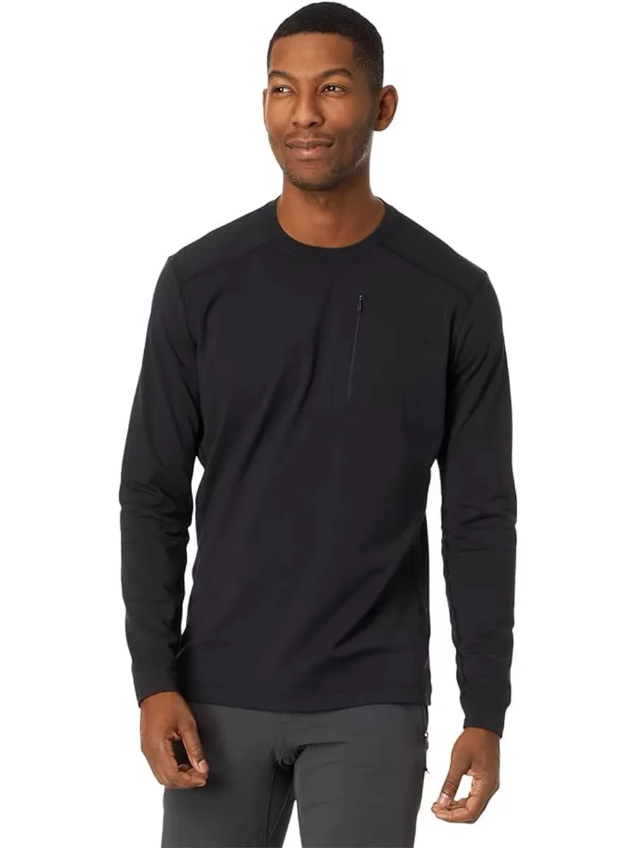 Polartec Micro Fleece Crew Neck Zip Base Layer for Men - Versatile ...