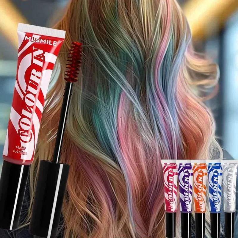 Disposable Hair Color Stick Pen - Pink & Purple - Temporary Hair Dye ...