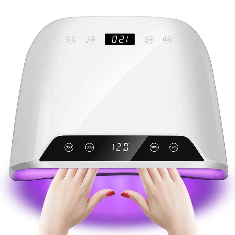 Professional 72 LED Nail Dryer with 4 Timers, High-Definition Display ...