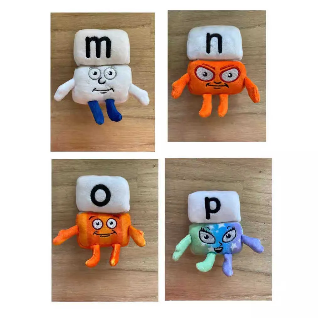 Alphablocks Plush Letter Building Blocks - Soft, Educational Toys for ...