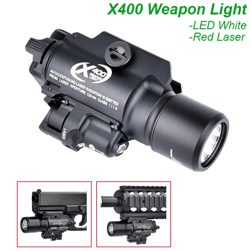 DHgate.com:Tactical X400 Gun Light Ultra Bright White LED Pistol ...
