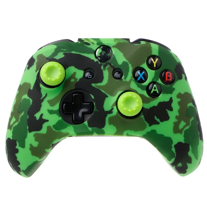 Premium Game Controller Skin: Camouflage Silicone Cover + Joystick ...