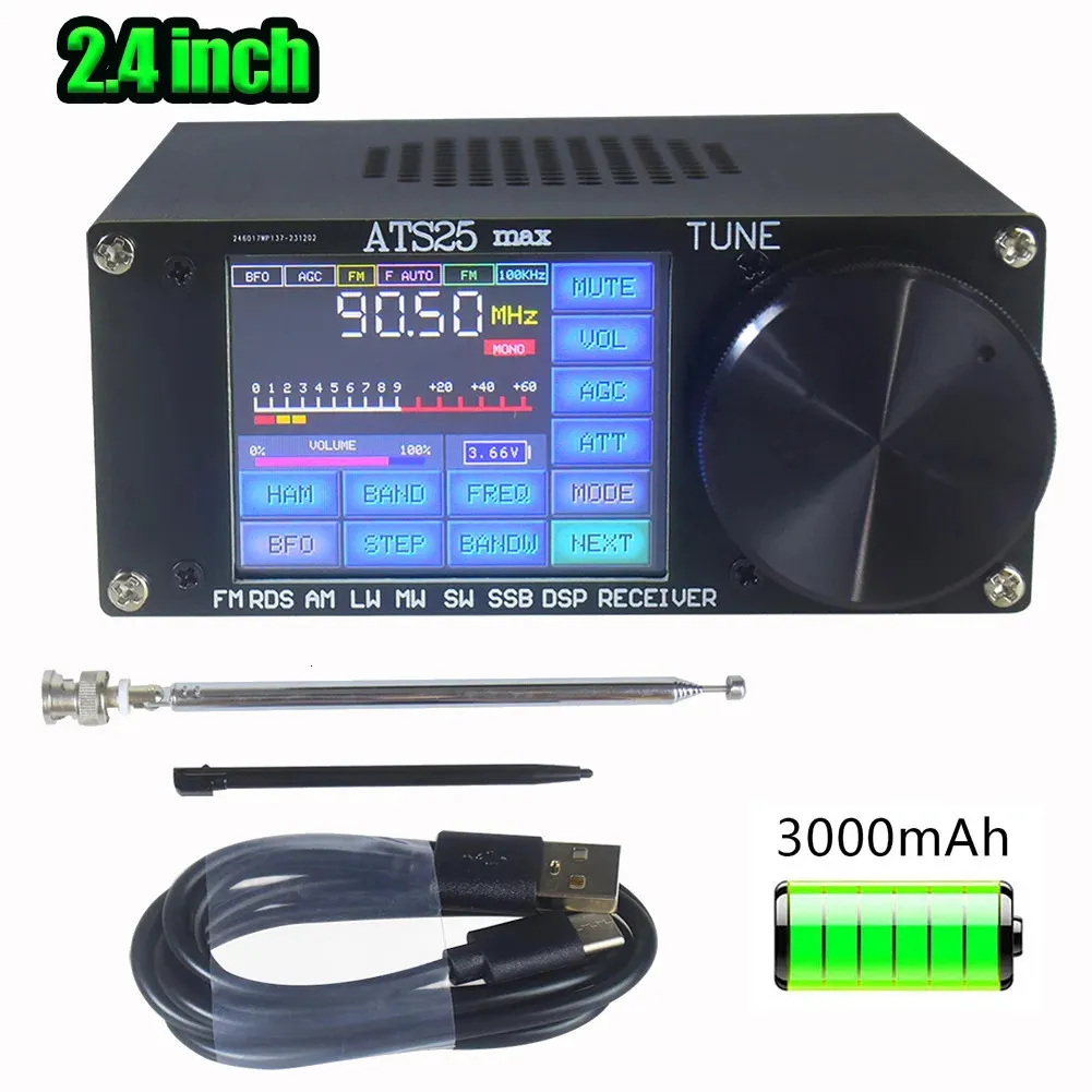 ATS25Max Full Band Radio Receiver: Si4732 DSP, FM RDS AM LW MW SW SSB ...