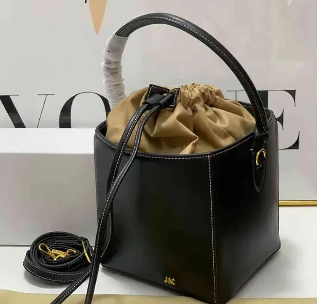 DHgate.com:Womens Leather Designer Handbag, Square Shoulder Bucket Bag ...