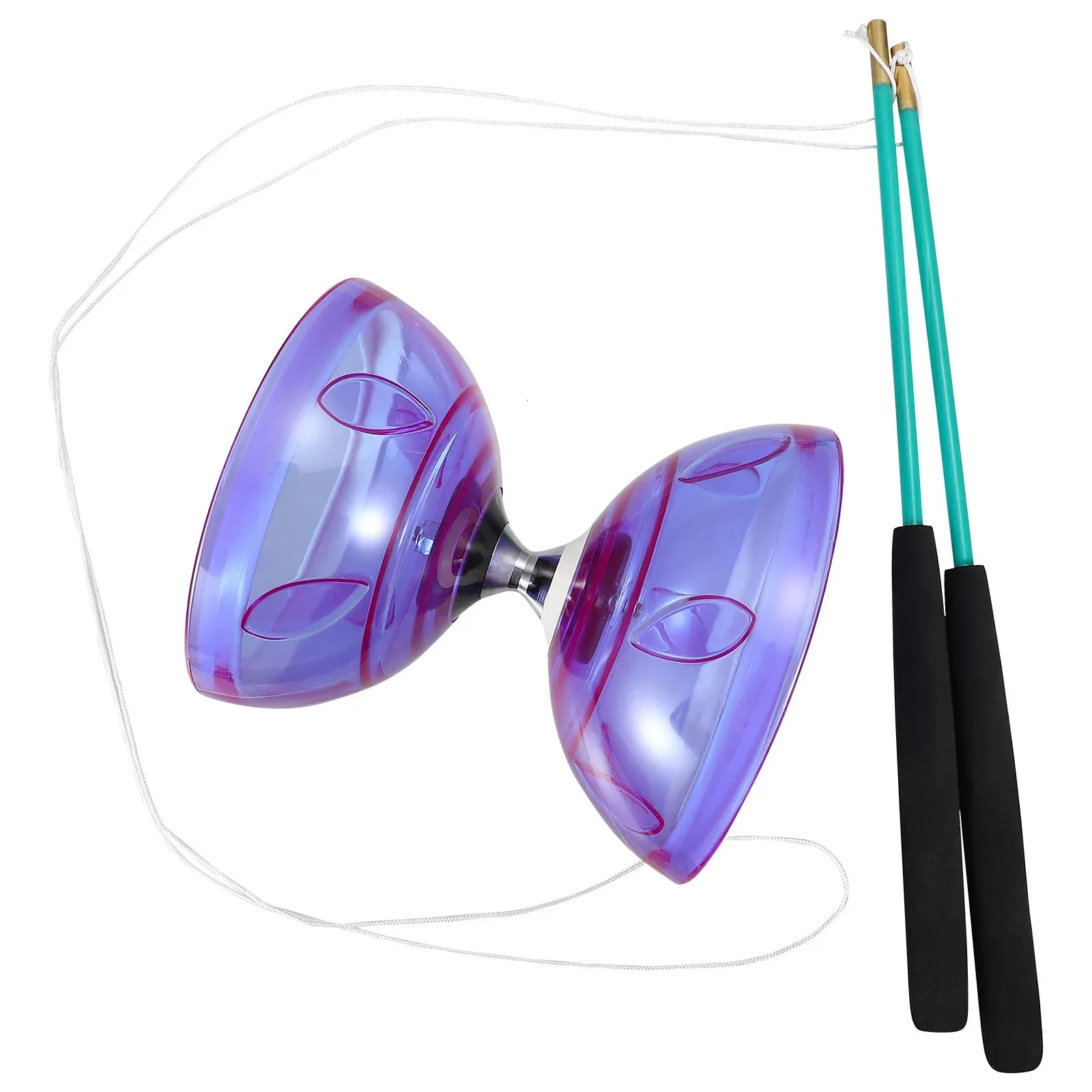 DHgate.com:Upgraded Fiberglass Triple Threat Diabolo Set: Beginner ...