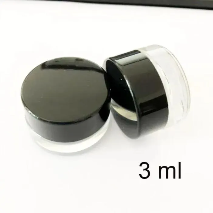 3ML Clear Glass Concentrate Container - Tempered Glass Dab Jar for Wax ...