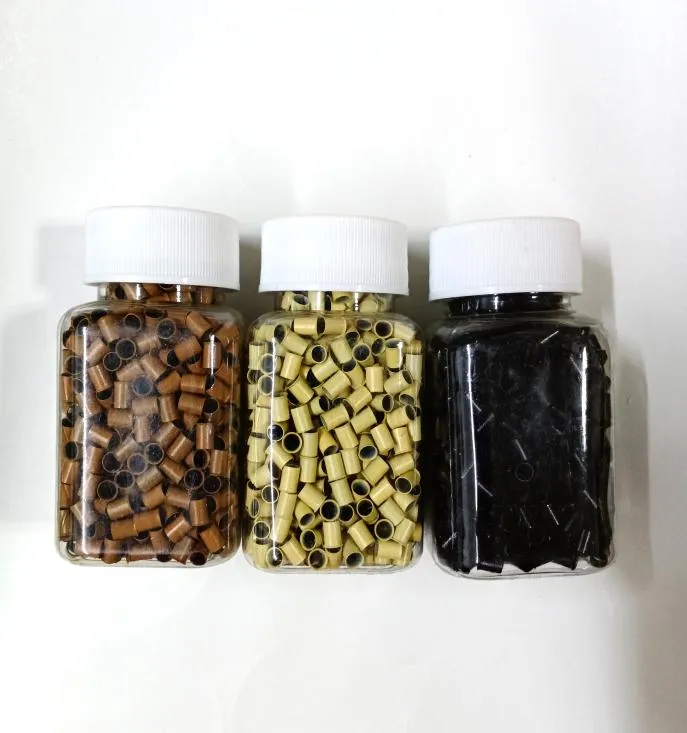 DHgate.com:1000Pcs Micro Beads Hair Extensions Copper Tubes Micro Ring ...