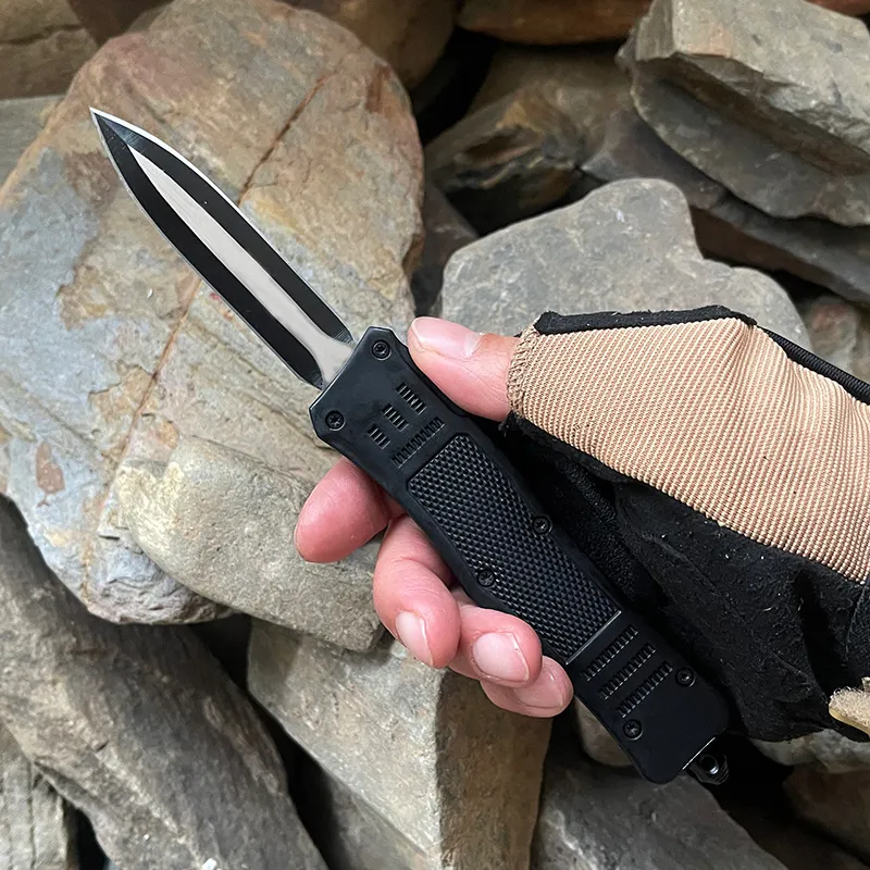 DHgate.com:Micro OTF Tech Knife 440 Steel Blade EDC Tools Outdoor Troo ...