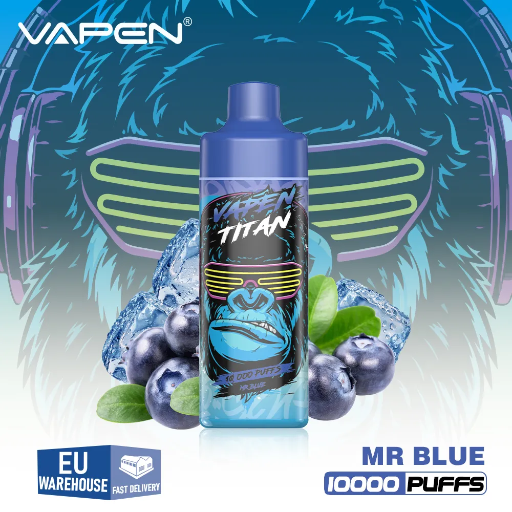 Original VAPEN TITAN 10000 Puff 10000 Puffs Razz Bar Cigarrillos ...
