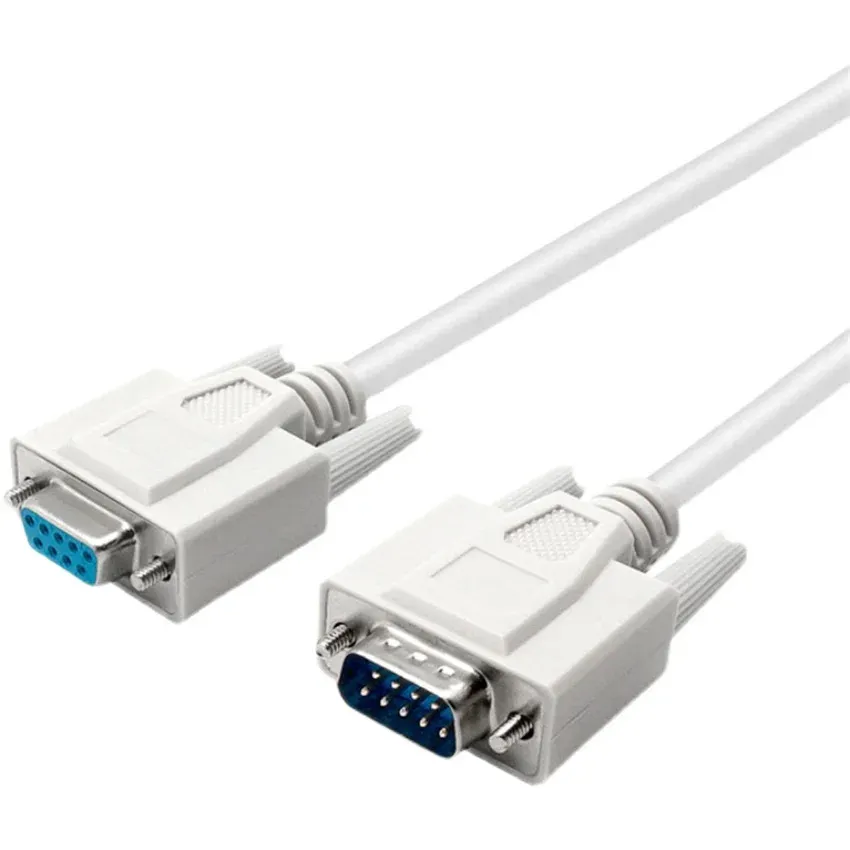 DB9 Serial Cable, Com Port, Rs232 Connection Cable, 9 Pin Male To ...