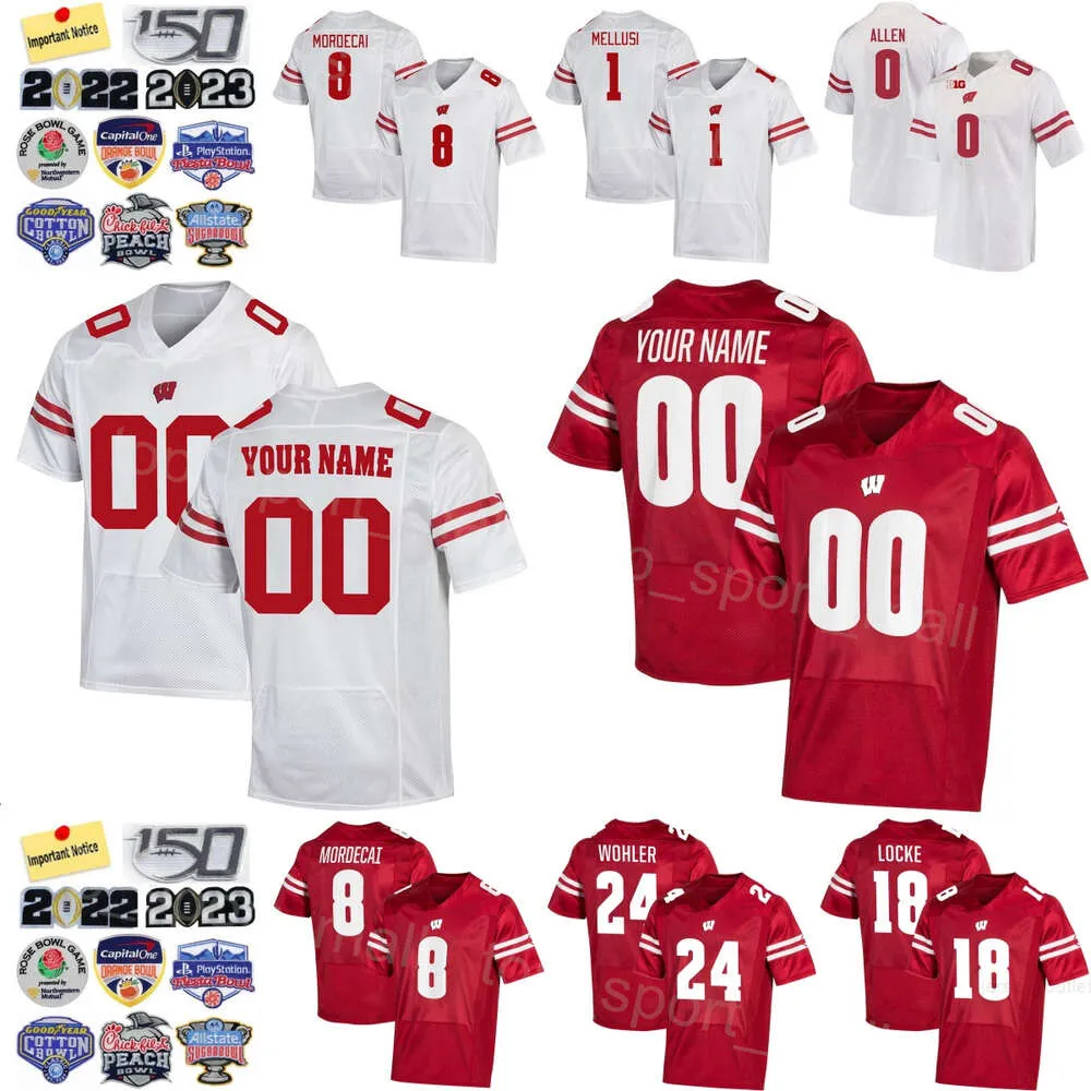 DHgate.com:Mens College Wisconsin Football Jerseys: Mordecai, Locke ...