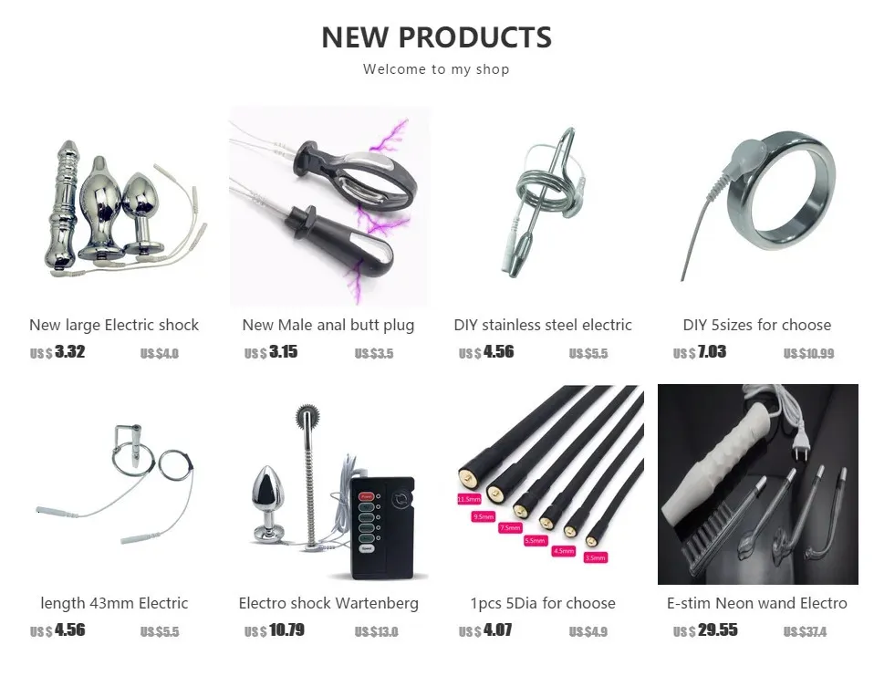 For DIY Electric Shock Urethral Sound Head Ring Electro Wave Physical ...