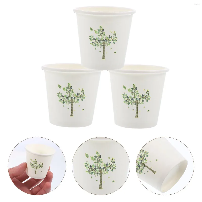 Disposable Paper Cups with Straws - Eco-Friendly Water Cups, Convenient ...