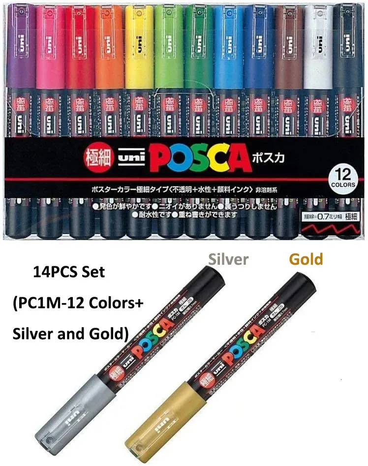 Wholesale Uni Posca Paint Marker Pen Extra Fine Point PC 1M For Rock ...