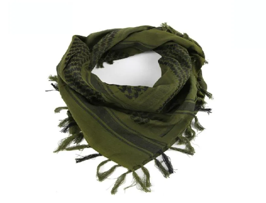 100 Cotton Thick Muslim Hijab Shemagh Tactical Desert Arabic Scarf Arab ...