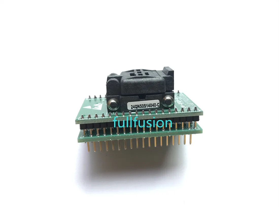 QFN24 to DIP Adapter - Plastronics IC Test Socket 0.5mm Pitch, 4x4mm ...