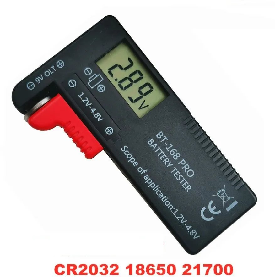 Digital Battery Capacity Tester - Universal 18650, AA, AAA Battery ...