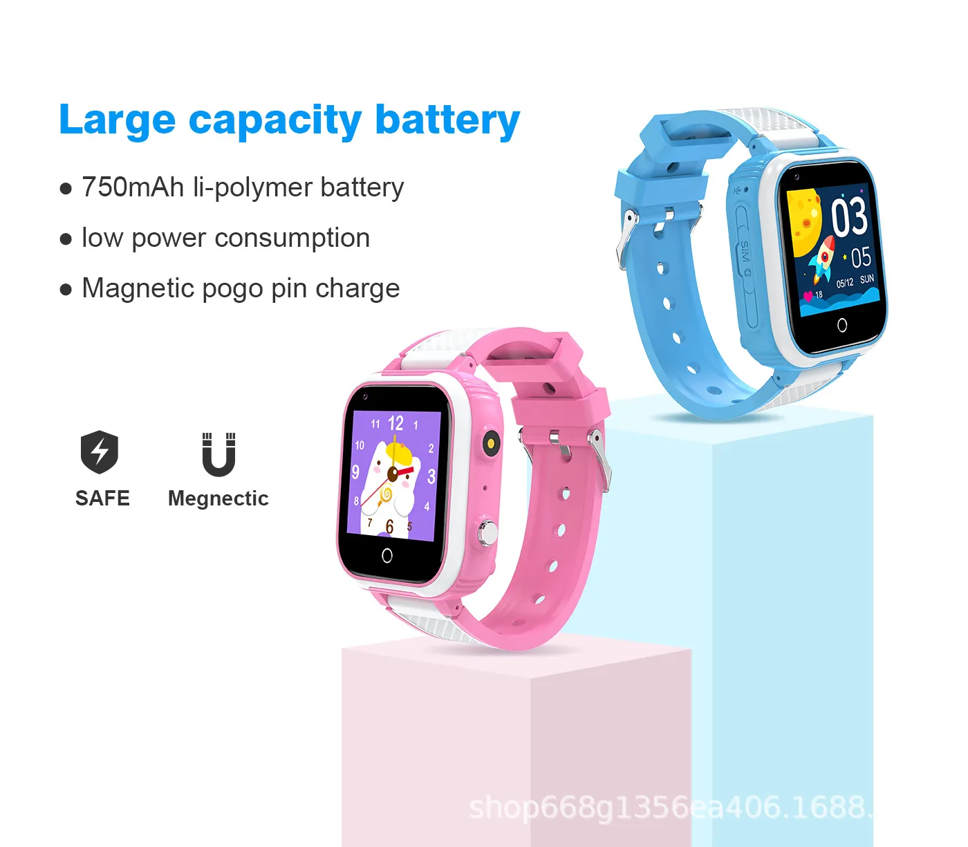 DHgate.com:2024Smart GPS Phone Watch for Kids - 4G Network, Video Call ...