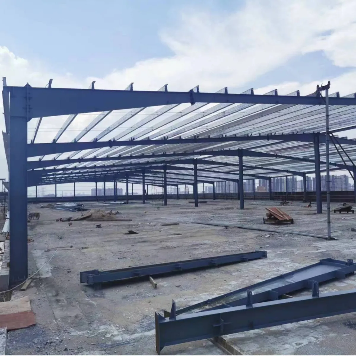 DHgate.com:Heavy-Duty Steel Structure Grid Engineering Building ...