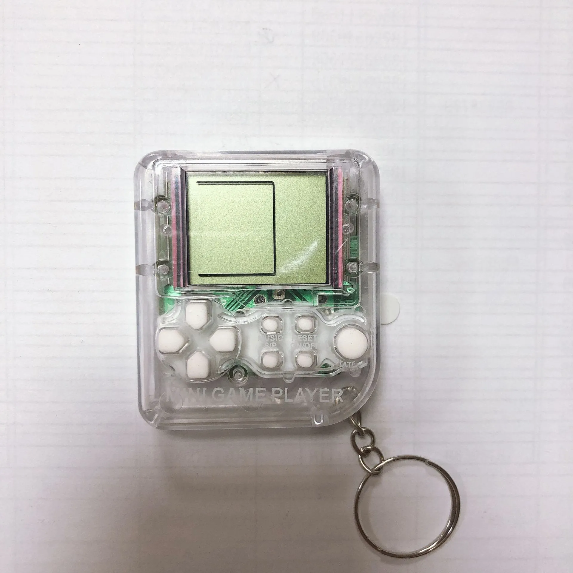 Tetris Mini Handheld Game Console: Retro Keychain Pendant Electronic ...