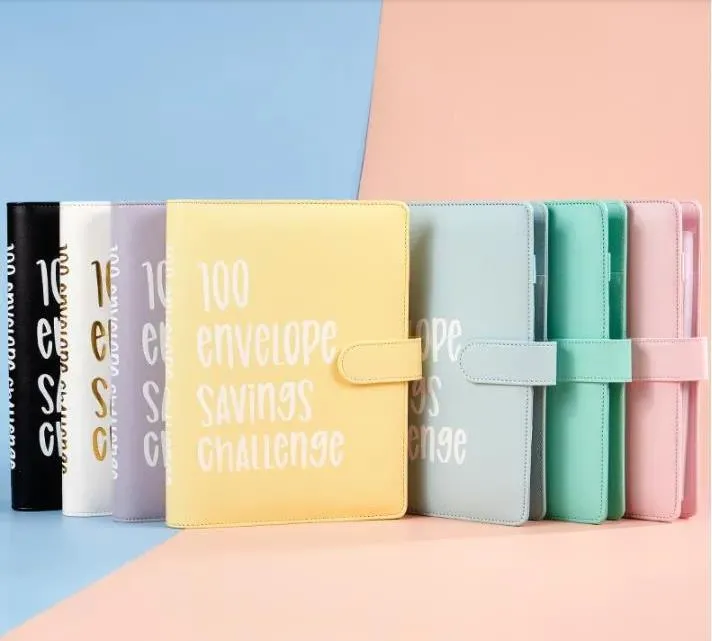 DHgate.com:PU Leather Budget Binder with Cash Envelopes, Couple ...