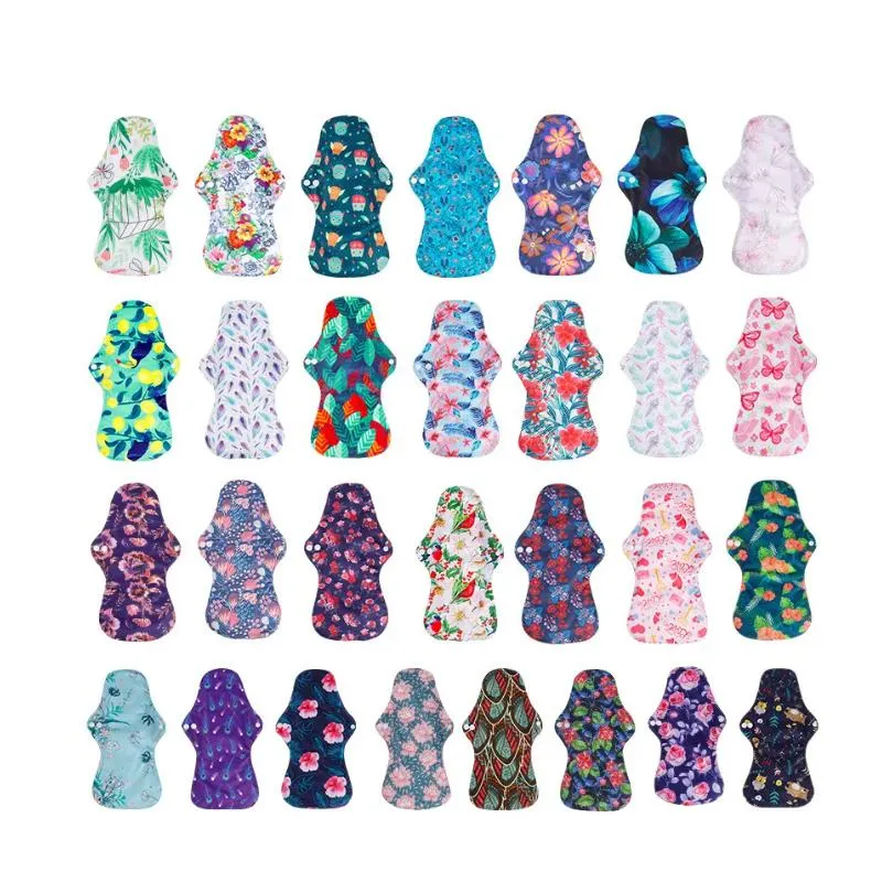 DHgate.com:10 Pack Bamboo Charcoal Washable Reusable Sanitary Pads for ...
