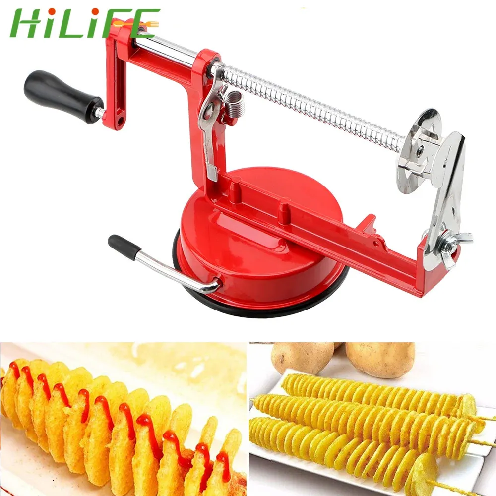 DHgate.com:Stainless Steel Potato Slicer Spiral Vegetable Cutter ...