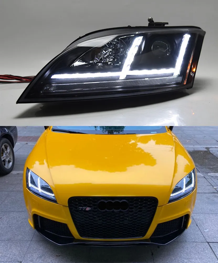 LED Car Turn Signal Led Drl Headlights For Audi TT 2006 2012 Daytime ...