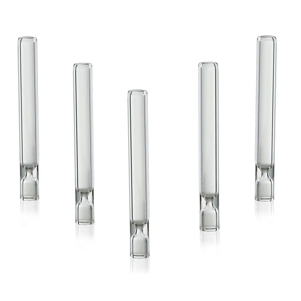 4 Inch Glass Pipe, Thick Pyrex Cigarette Bat One Hitter Hand Pipe ...