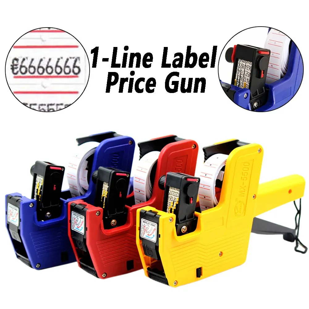 MX-5500 Price Label Gun - 8 Digit One-Line Pricing Tag Machine for ...