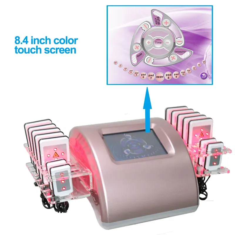 Lipo Laser Slimming Machine: 14 Pad Lipo Lasers for Liposuction, LLLT ...
