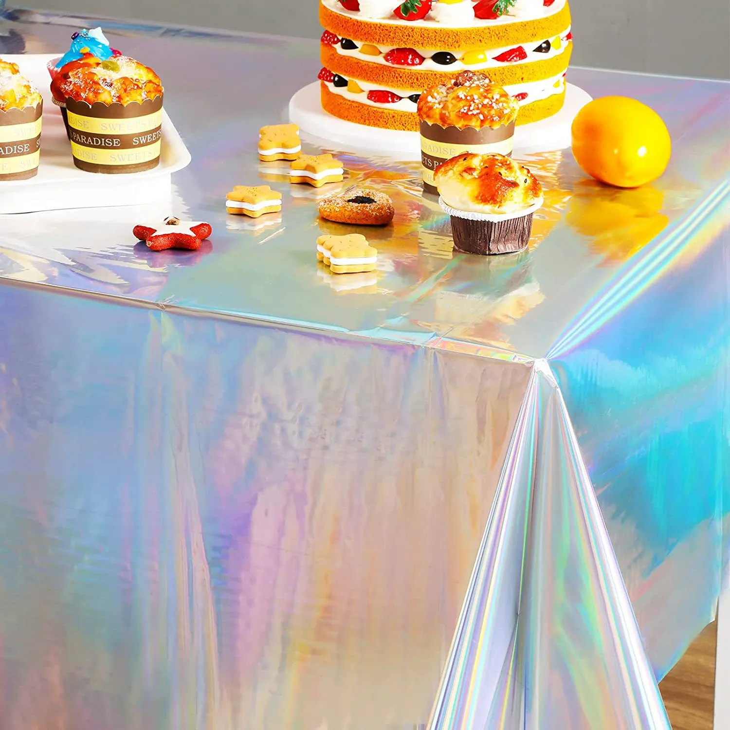 Iridescent Plastic Tablecloths Iridescent Tablecloth Iridescent