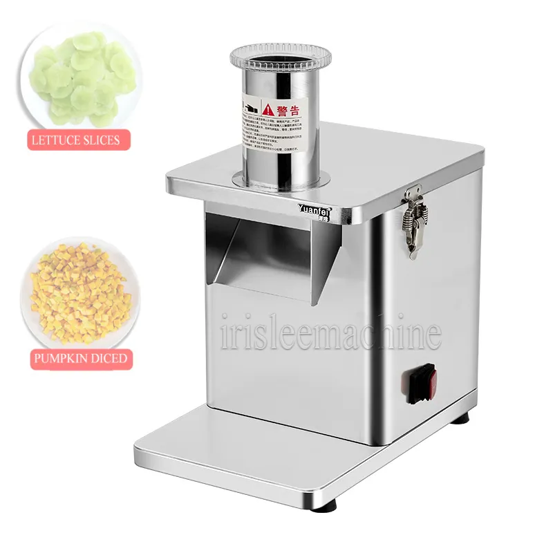 Electric Vegetable Slicer & Dicer: Potato Carrot Cube Cutting Machine ...