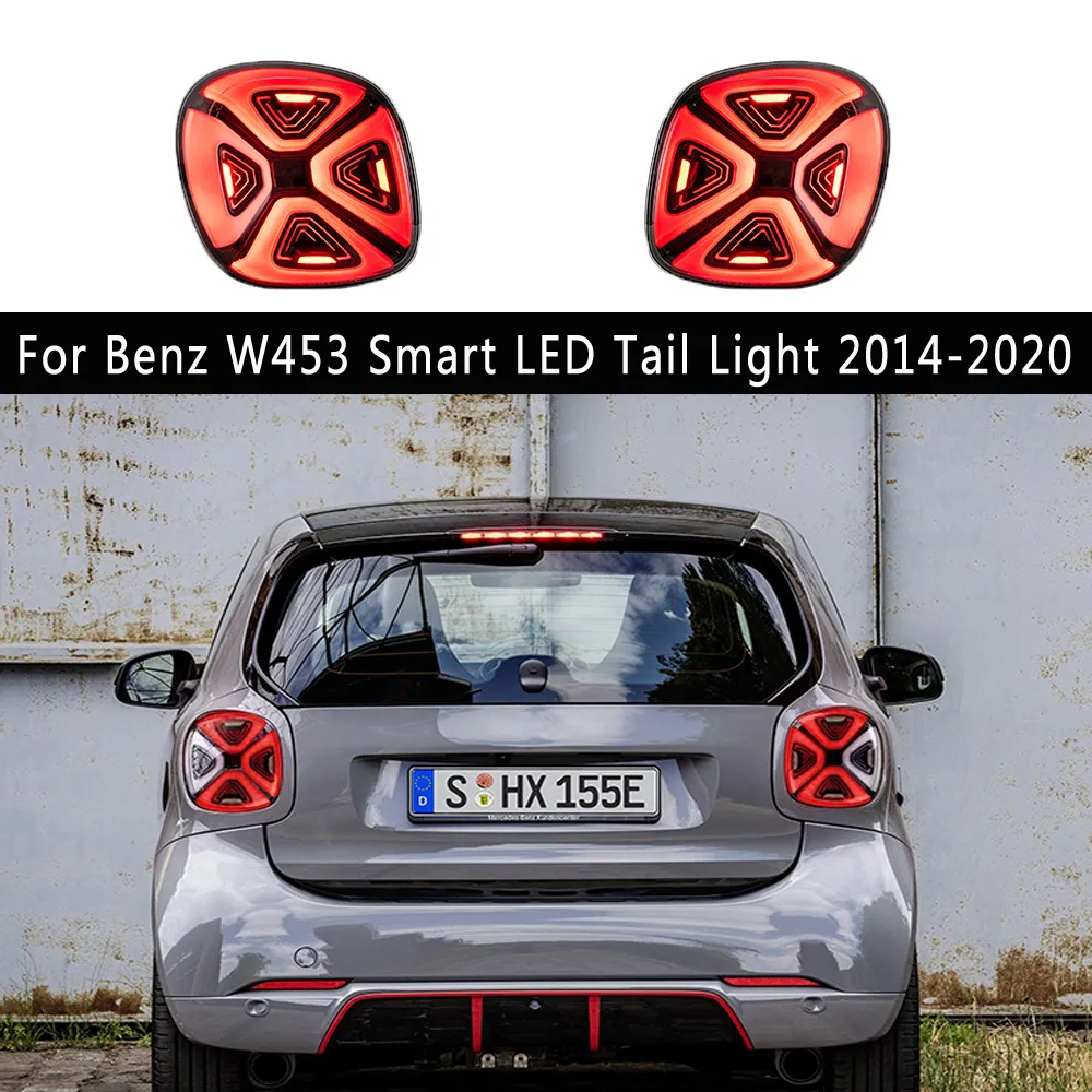 LED Tail Lights for Smart Fortwo W453 2014- - Dynamic DRL, Sequential ...