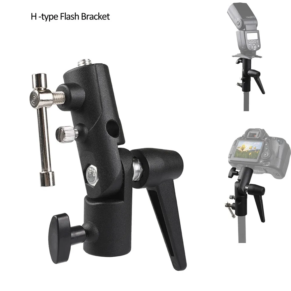DHgate.com:Po Studio Accessories H-Type Camera Flash Bracket Umbrella ...