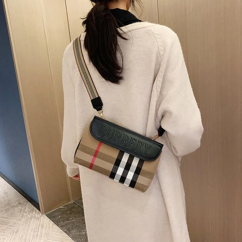 Fashion Striped Designer Bag: Contrast Casual Shoulder Bag, Versatile ...
