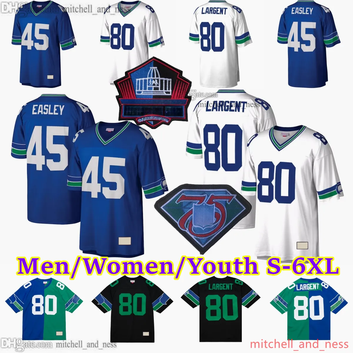 Personalized S 6XL Throwback Custom Football Uniforms Featuring ...
