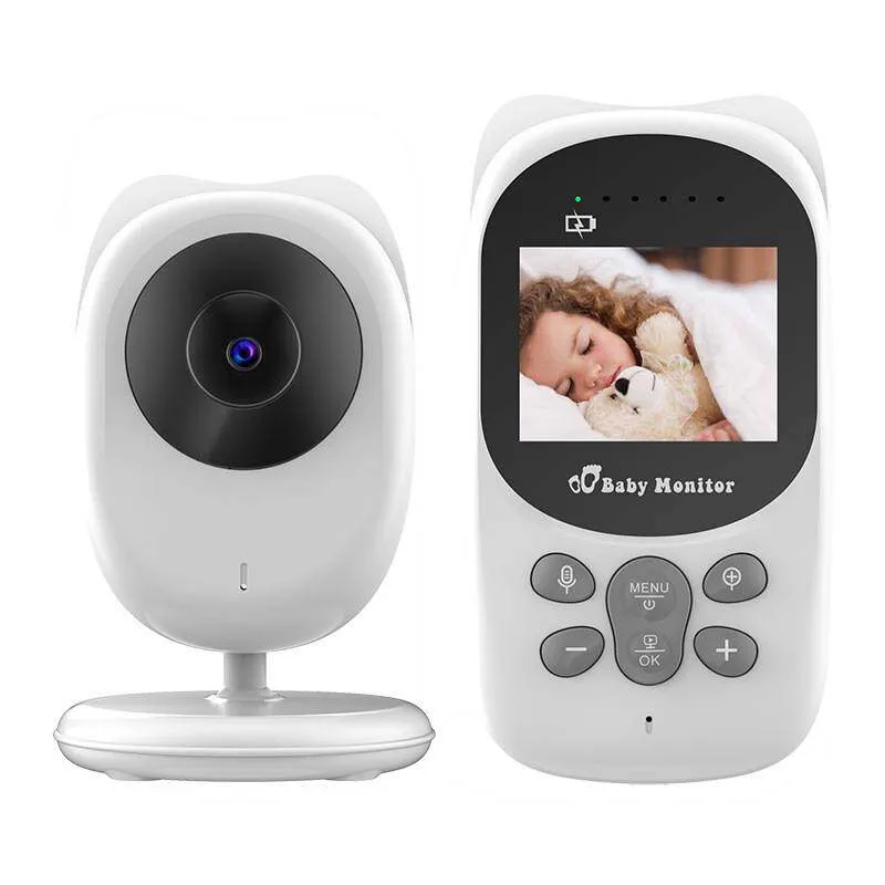 4 Digital Wireless Baby Monitor - Safety, Two-Way Audio, & Temperature ...