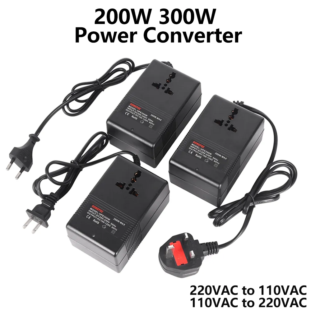 DHgate.com:HONGPORE 200W 300W Voltage Converter, Step Down Transformer ...