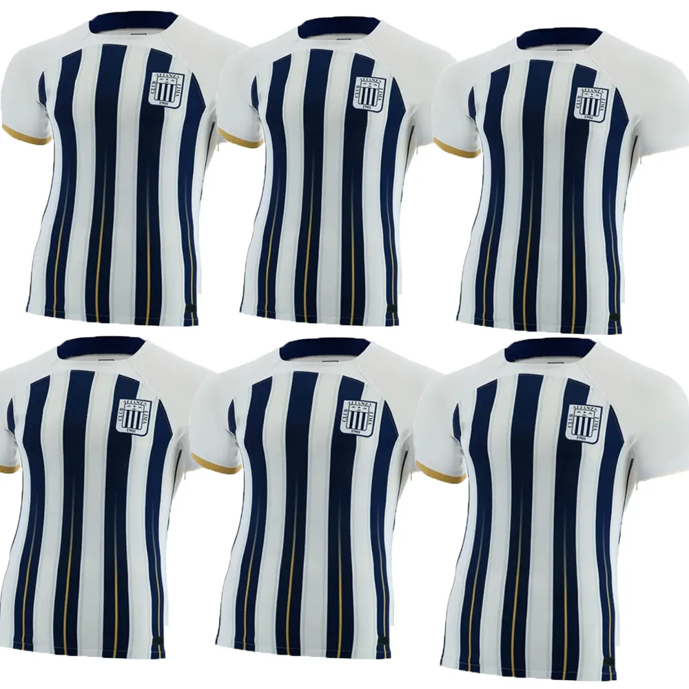 Alianza Lima Soccer Jersey - Official Home Kit, Short Sleeve, Adult ...