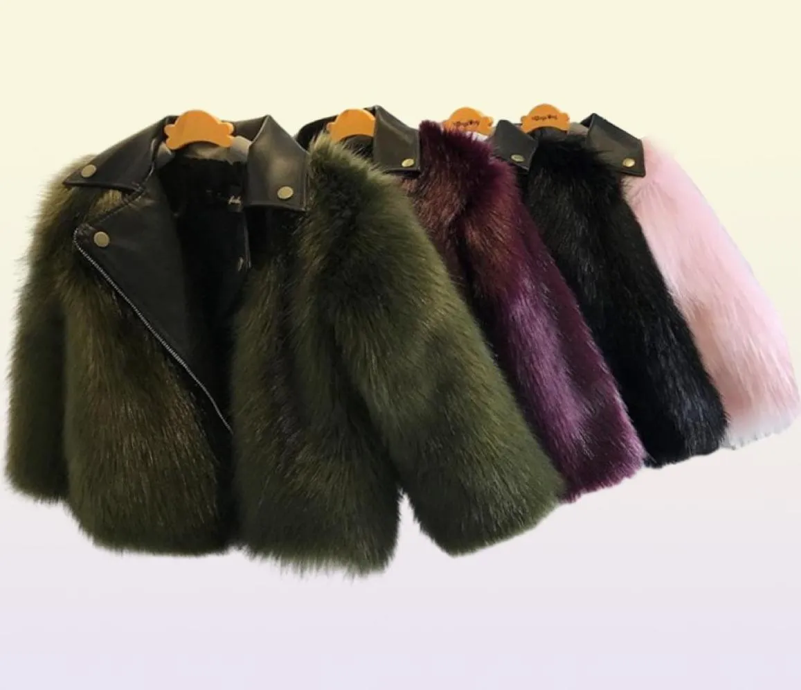 DHgate.com:2021 New Short Style Girl Fur Coats Jackets Imitation Fox ...