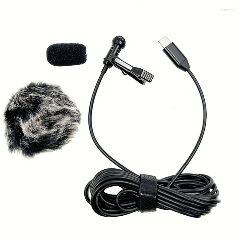 DHgate.com:Lavalier Microphone, Clear Sound Type-C Mic with Clip ...
