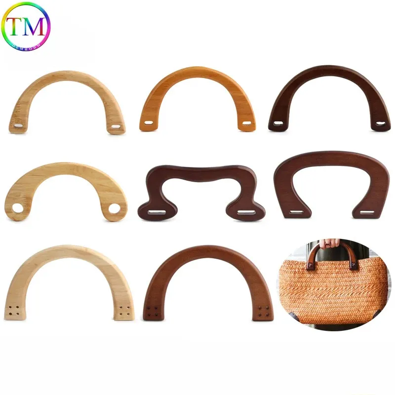 Arch Bag Handle Solid Wood Handles for DIY Handbags and Luggage ...