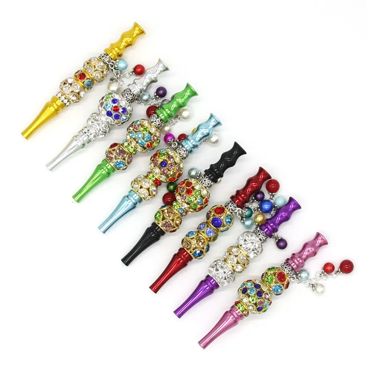 Colorful Bead Pendant Shape Metal Hookahtips Blunt Holder With ...