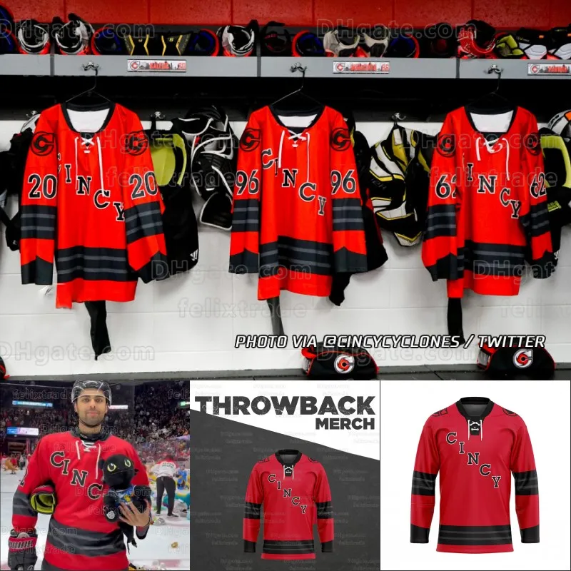 ECHL Cincinnati Cyclones CINCY Jerseys Talyn Boyko... From Felixtrade ...