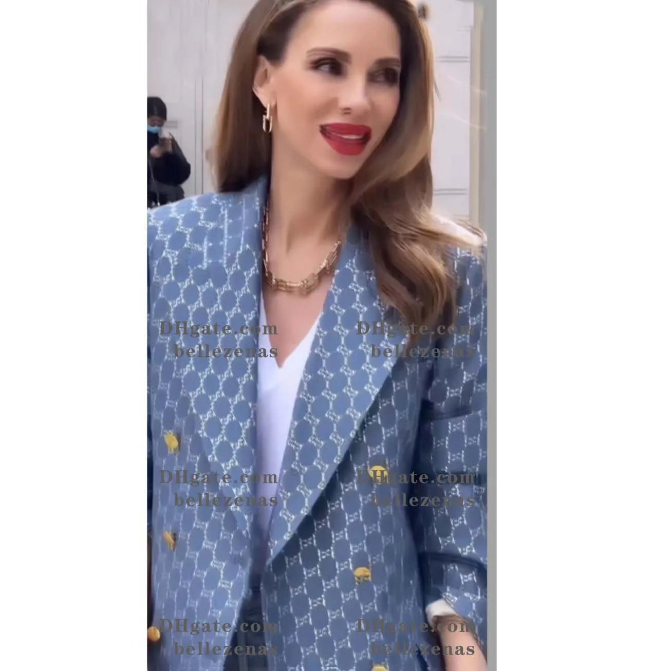 Women Suit Designer Clothing Blazer Jacket Double Letter G Spring New ...