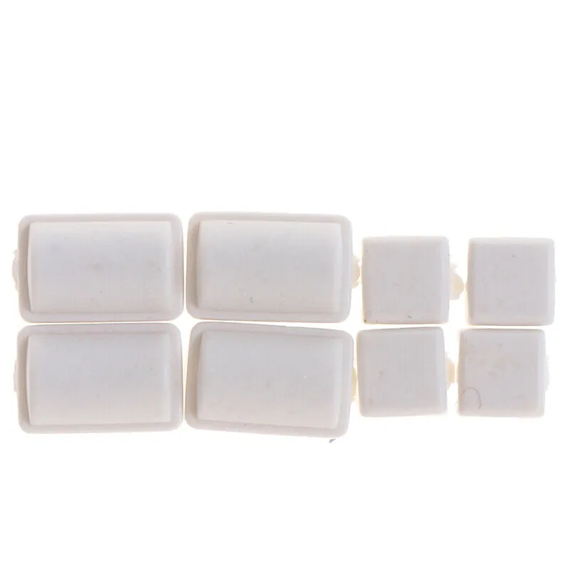 8 In 1 Rubber Feet Cover Set For Wii Console Black And White Screw On ...