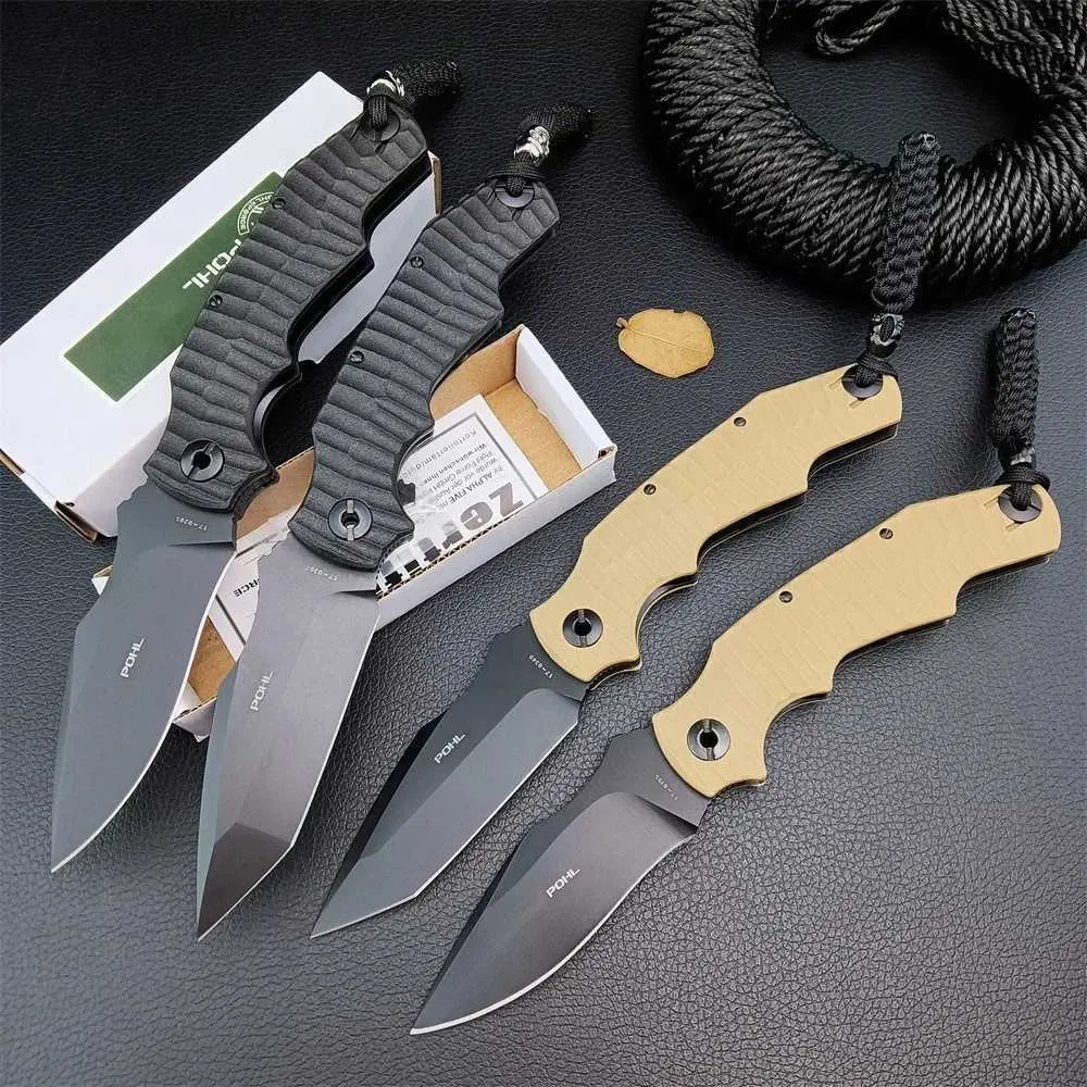 Knife Pohl Force Alpha Five Survival Tanto Folder 4.44 7Cr13Mov Blade ...